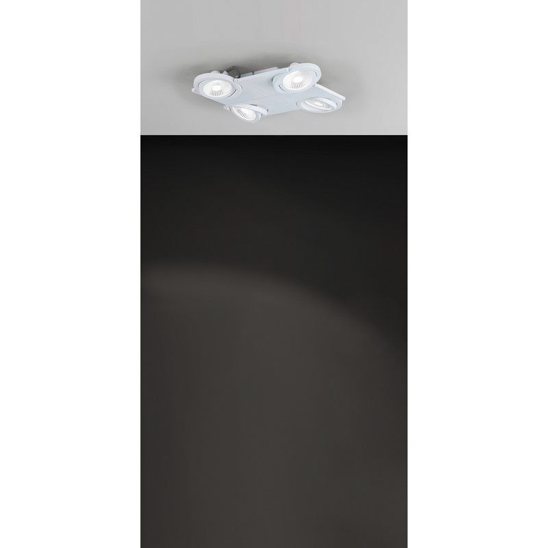 White design ceiling spotlight aluminium, Gerard, 5W, 3000K LED | Lampgiant