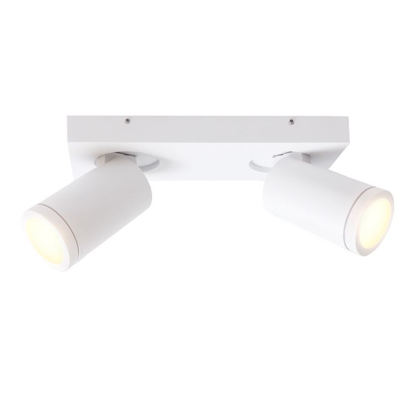 Modern ceiling spotlight white, Kenan, IP44 | Lampgiant