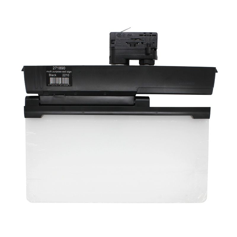 Black 3-phase emergency lighting, Toke, Pro | Lampgiant