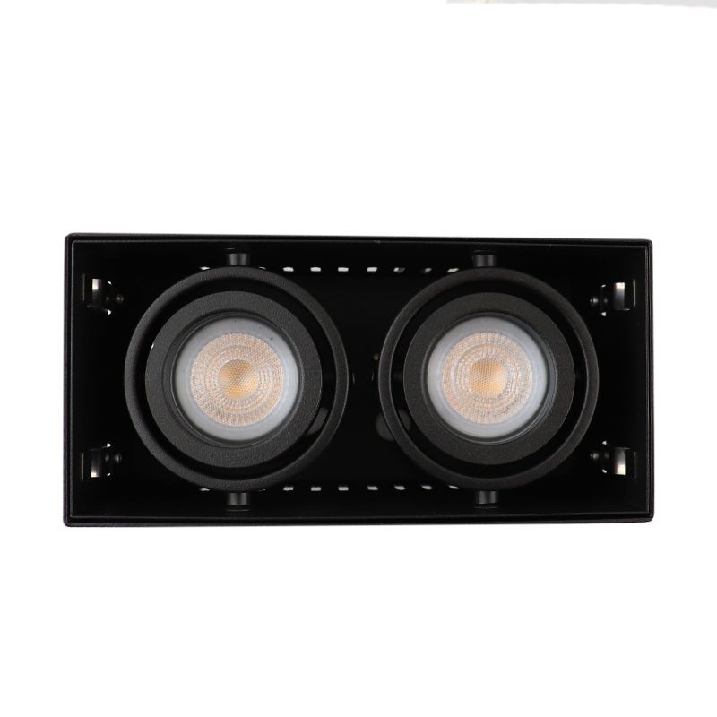 Modern trimless recessed downlight black, Joost | Lampgiant