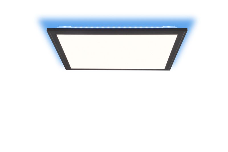 Modern LED panel ceiling light black, Lisa, 25W, adjustable light ...