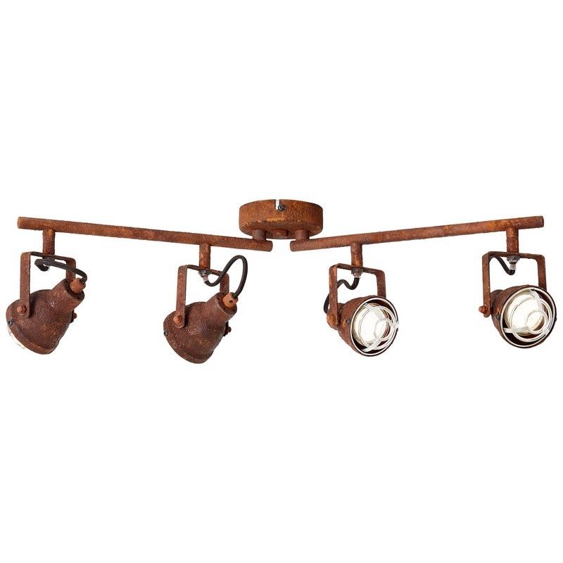 Industrial ceiling spotlight rust coloured, Abyga | Lampgiant