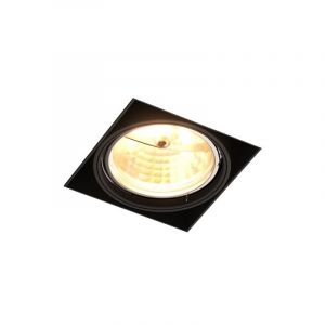 Modern trimless recessed downlight black, Joost | Lampgiant