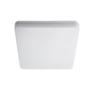 Plastic ceiling light with sensor white, Luan, 20W, 3000K LED | Lampgiant