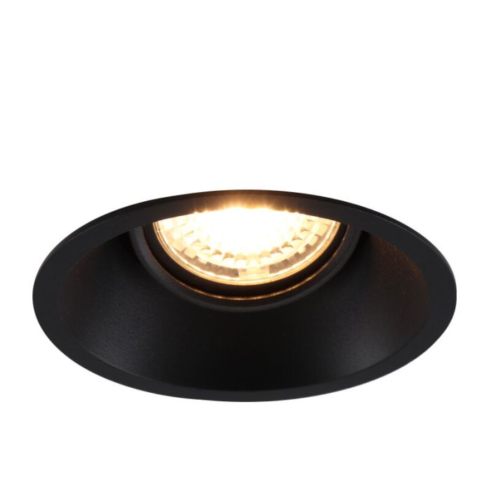 Aluminium recessed light black, Tyron | Lampgiant